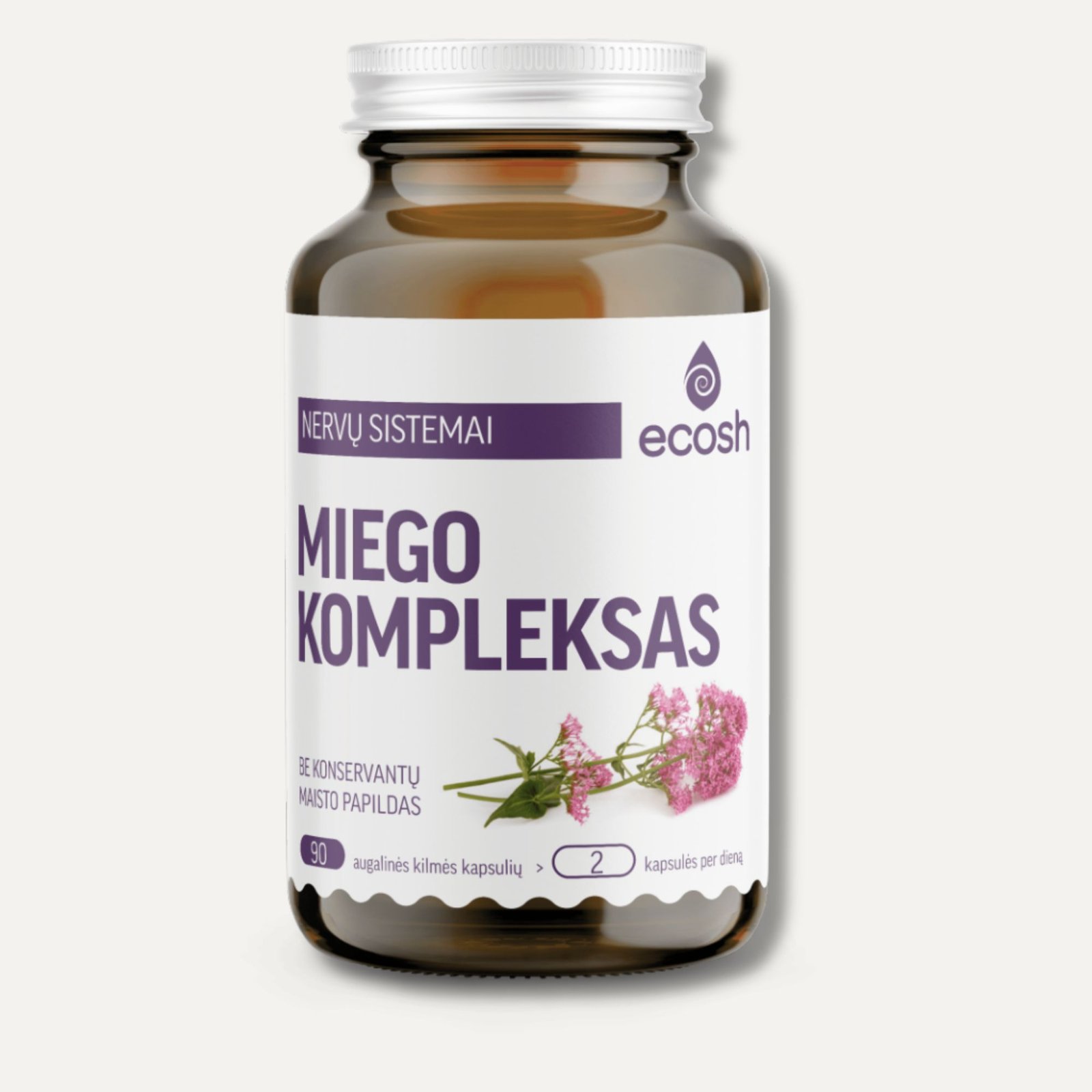 ECOSH Miego kompleksas, 90 kapsulių - Miegi.lt